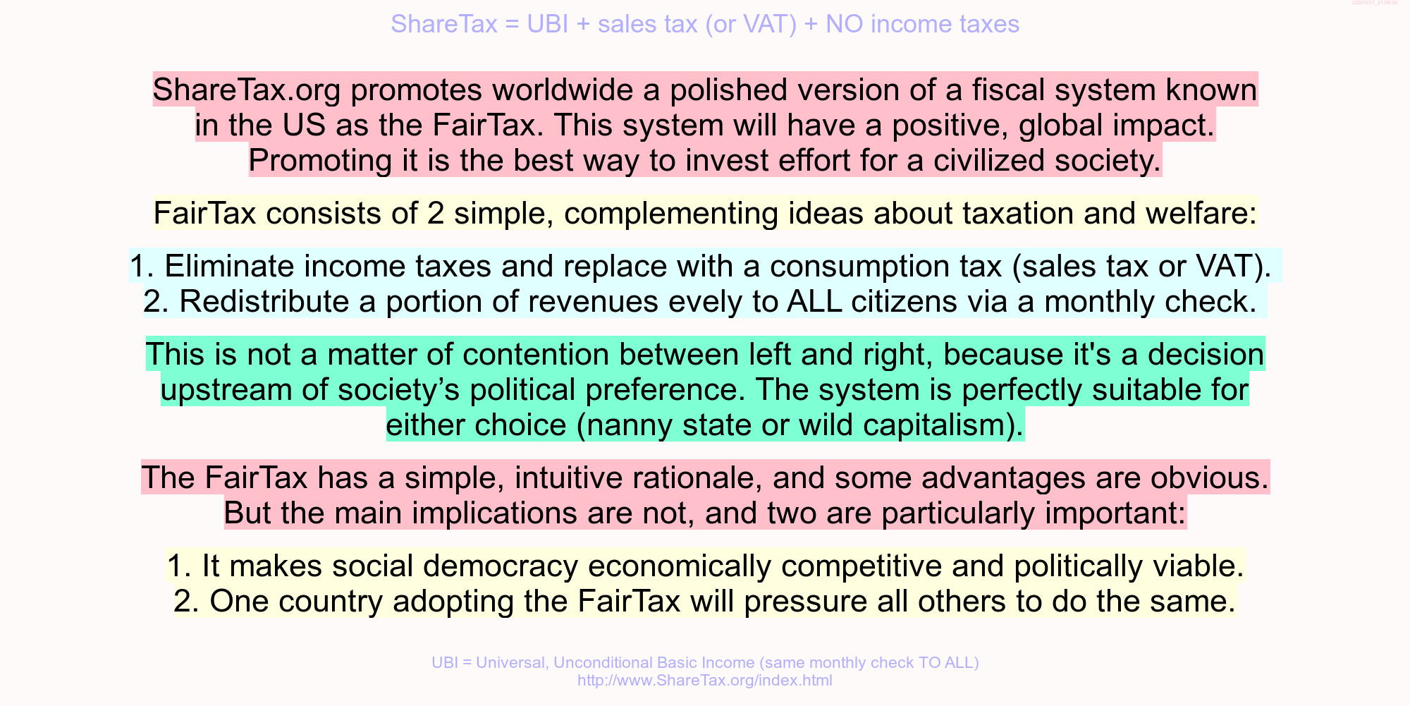 FairTax, a tax & social protection system worth promoting worldwide.